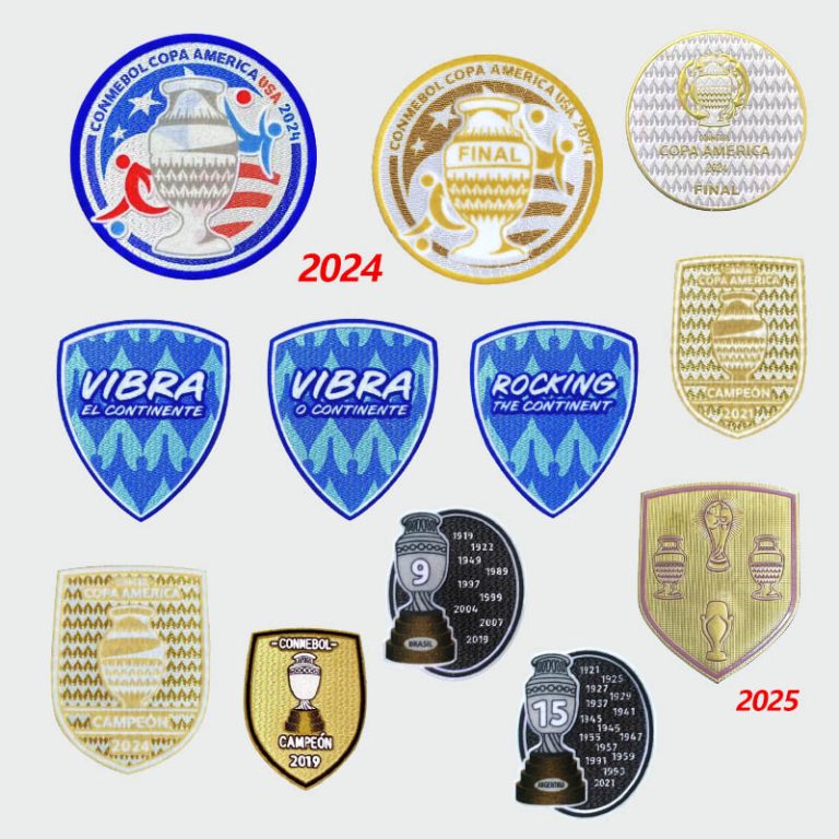 Argentina Football Patch Brazil 2024 Copa América Patch Mexico Team ...