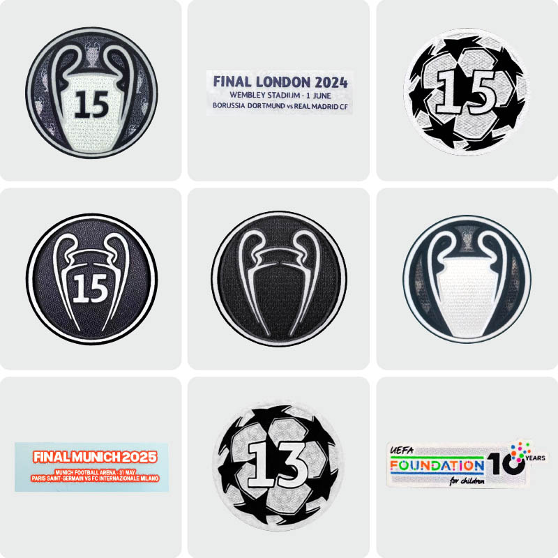 Real Madrid Football Patch Chelsea Champions League Patch Inter Milan ...
