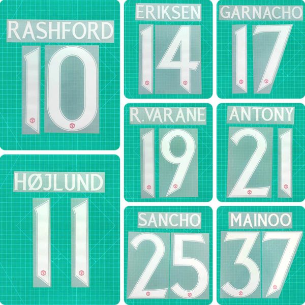 Football Idol Numbers 24-25 Manchester United Home RASHFORD Football ...